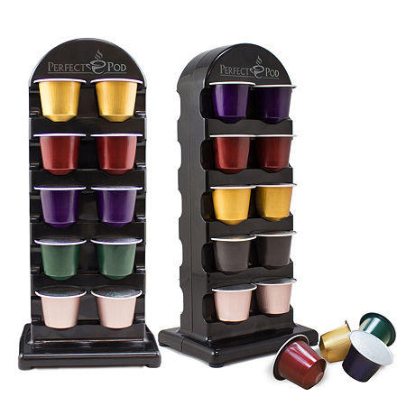 Click here for Nespresso Tower 40 Capsule Storage  One Size  Blac... prices