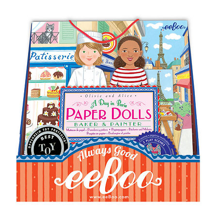 Click here for Eeboo Baker And Painter Paper Dolls Reusable Set 3... prices