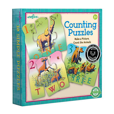 Click here for Eeboo Animal Counting Set 20-pc. Puzzle  One Size prices