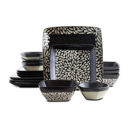 Click here for Elama Desert Bloom 16-pc. Stoneware Dinnerware Set... prices