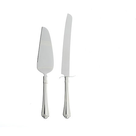 Oneida Juilliard 2 Piece Cake Set - Silver