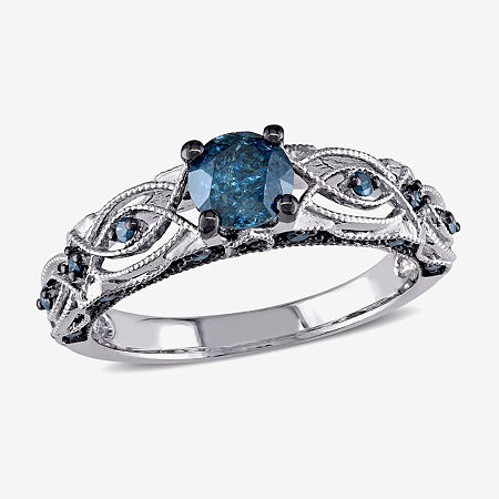 Click here for Womens 3/4 CT. T.W. Natural Blue Diamond 10K Gold... prices