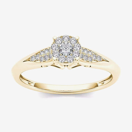 Click here for 1/6 CT.T.W. Natural Diamond 10K Yellow Gold Engage... prices