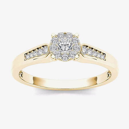 Click here for 1/4 CT.T.W. Natural Diamond 10K Yellow Gold Engage... prices
