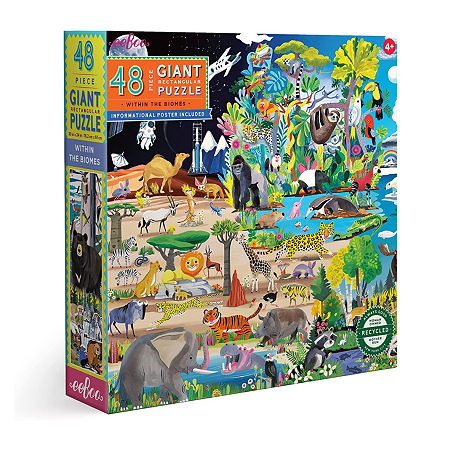 Click here for Eeboo Within The Biomes 48 Piece Giant Jigsaw 48-p... prices