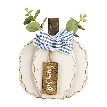 Click here for Northlight 9 Beige Happy Fall Wooden Pumpkin Harve... prices