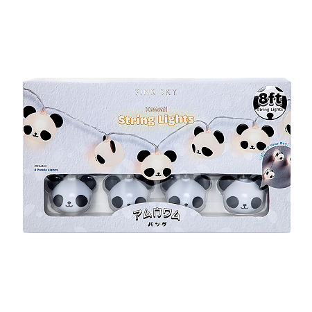 Click here for Pink Sky Panda String Lights  One Size  Black prices