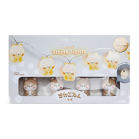 Click here for Pink Sky Shiba String Lights  One Size  Beige prices