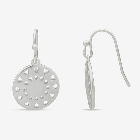 Click here for a.n.a Silver Tone Starburst Womens Drop Earrings... prices