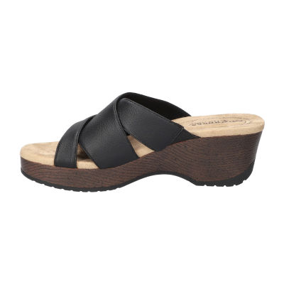 Easy Works By Easy Street Womens Ren Wedge Sandals - JCPenney