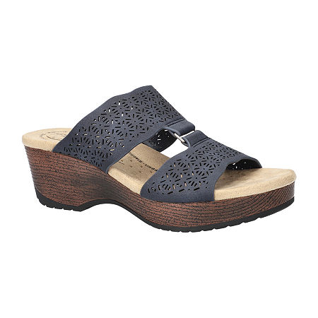 Click here for Easy Works By Easy Street Womens Rin Wedge Sandals... prices