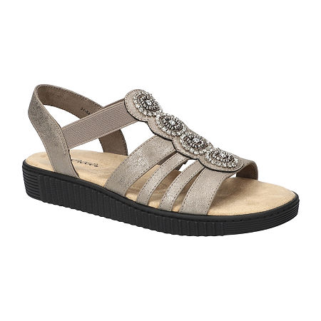 Click here for Easy Street Womens Samira Flat Sandals  7 Extra Wi... prices