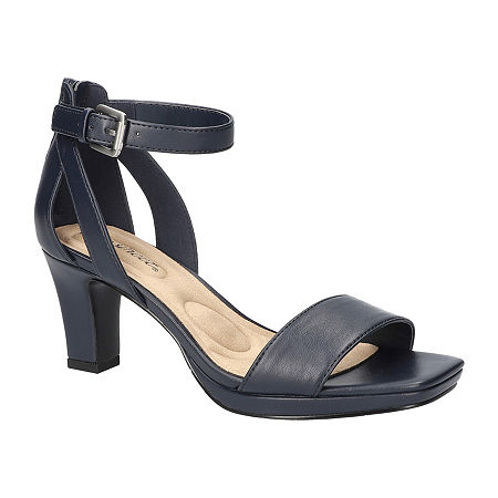 Click here for Easy Street Womens Ro Heeled Sandals  12 Wide  Blu... prices