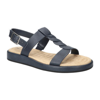 Easy Street Womens Tampa Adjustable Strap Flat Sandals - JCPenney
