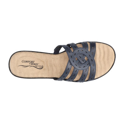 Easy Street Womens Cammie Slide Sandals - JCPenney