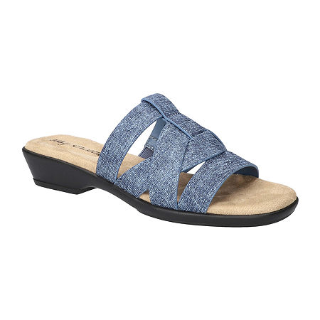 Click here for Easy Street Womens Lakeport Slide Sandals  9 1/2 W... prices