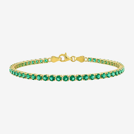 Click here for Gemstone Sterling Silver 7.25 Inch Tennis Bracelet... prices