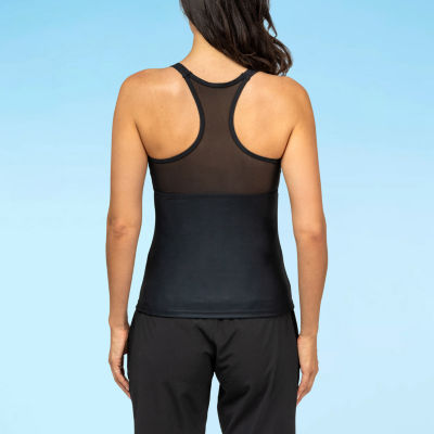 Free Country Womens Waves Tankini Swimsuit Top, Color: Crochet Wave ...