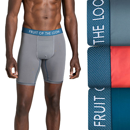 Click here for Fruit of the Loom Getaway Mens 3 Pack Long Leg Box... prices