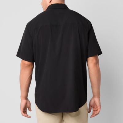 Stylus Mens Short Sleeve Regular Fit Big and Tall Button-Down Shirt ...