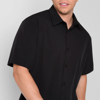 Stylus Mens Short Sleeve Regular Fit Big and Tall Button-Down Shirt ...