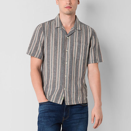 Click here for mutual weave Linen Blend Mens Short Sleeve Camp Sh... prices