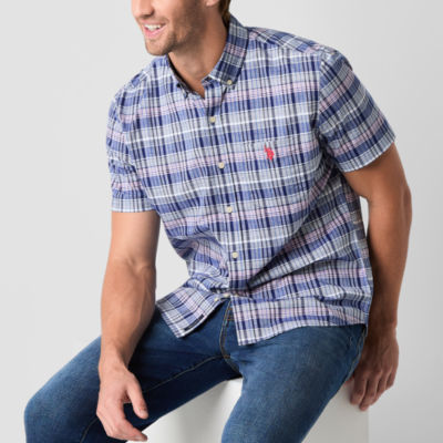 U.S. Polo Assn. Stretch Slub Mens Short Sleeve Classic Fit Stretch ...