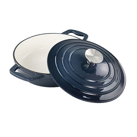 Click here for MegaChef Enameled Cast Iron 2-qt. Braising Pan  On... prices