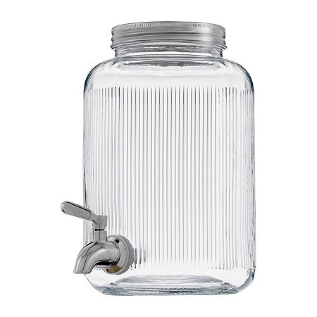 JoyJolt Gallon Drink Dispenser with Spigot and Infusers - Clear