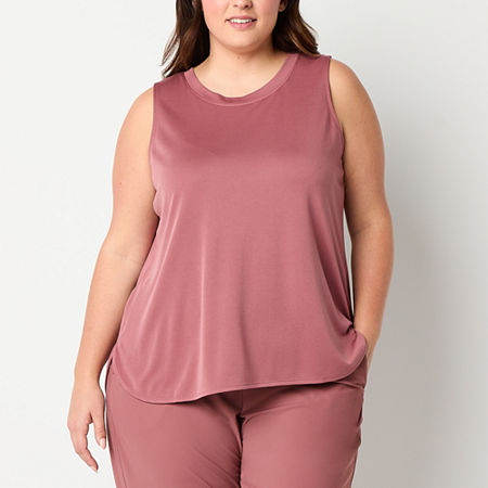 Click here for Stylus Womens Crew Neck Sleeveless Plus Tank Top... prices