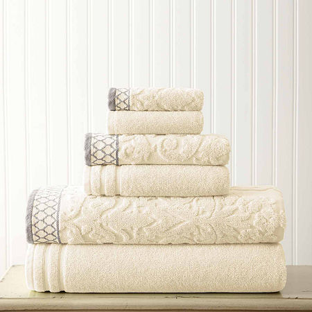 Click here for Modern Threads Damask Jacquard Embellished Border... prices