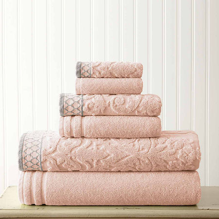 Click here for Pacific Coast Textiles Jacquard Solid 6-pc. Bath T... prices