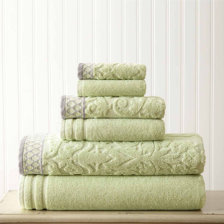 Click here for Pacific Coast Textiles Jacquard Solid 6-pc. Bath T... prices