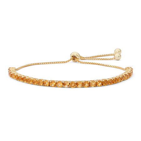 Click here for Womens Genuine Yellow Citrine 14K Gold Over Silver... prices