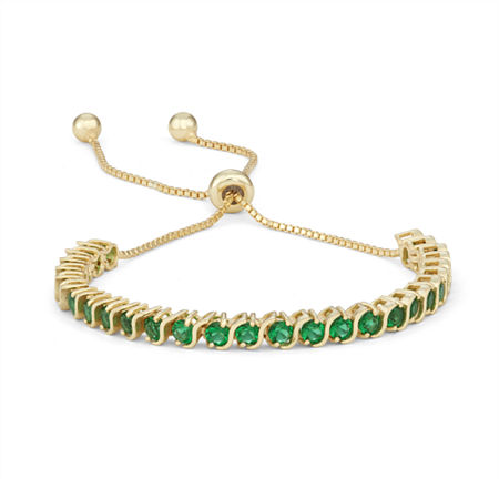 Click here for Womens Simulated Green Emerald 14K Gold Over Silve... prices