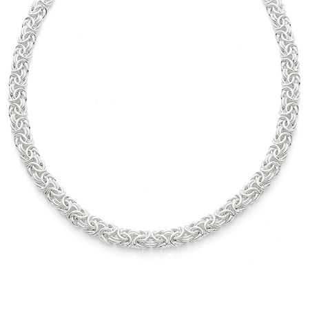 Click here for Made in Italy Womens Sterling Silver 20 Inch Byzan... prices