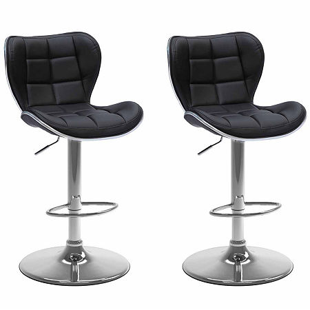 Click here for Bonded Leather 2-pc. Adjustable Swivel Bar Stool... prices