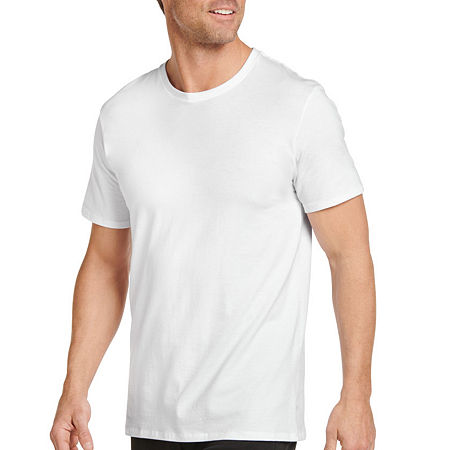 Click here for Jockey Cotton Stretch Mens 3 Pack Short Sleeve Cre... prices