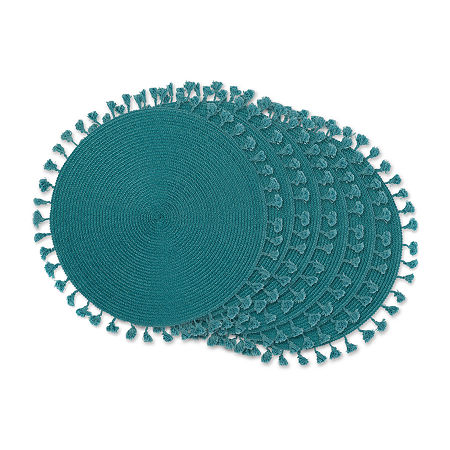 Click here for Design Imports Tassel Woven Round 6-pc. Placemats... prices
