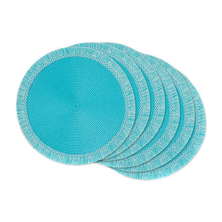 Click here for Design Imports Round 6-pc. Fringed Placemat  One S... prices