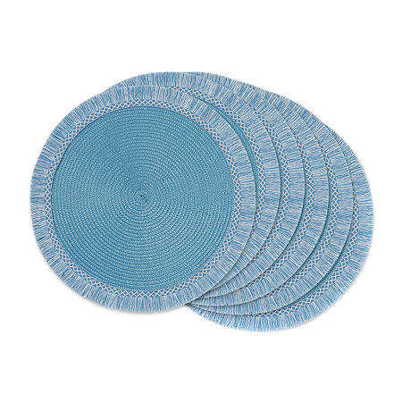 Click here for Design Imports Round 6-pc. Fringed Placemat  One S... prices