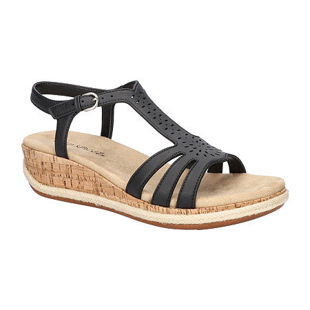 Click here for Easy Street Womens Dorinda Wedge Sandals  7 Wide... prices