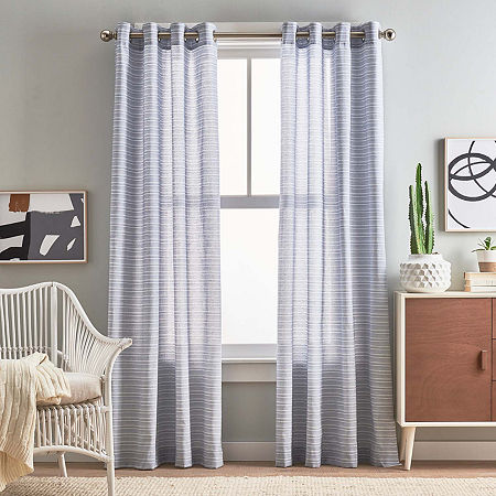 Click here for Peri Home Cargo Stripe 84 x 50 Grommet Window Pane... prices