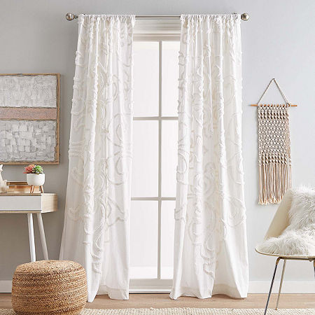 Click here for Peri Home Gates Tufted Chenille 108 x 50 Poletop W... prices