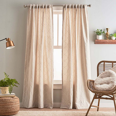 Click here for Peri Home Mallorca Embroidery 95 x 42 Back Tab Win... prices