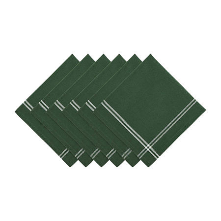 Click here for Design Imports Balsam Border Stripe 6-pc. Napkins... prices