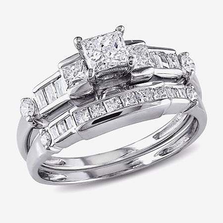 Click here for 1 CT.T.W. Natural Diamond 14K Gold Bridal Set  6... prices