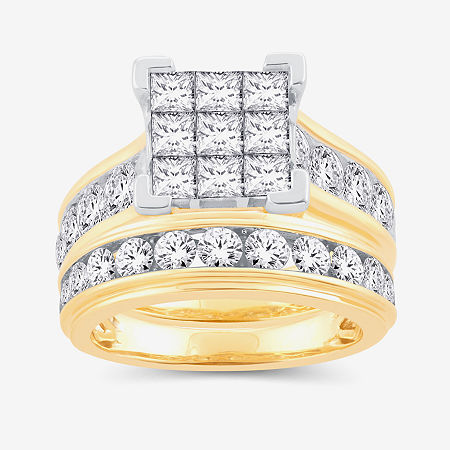 Click here for Womens 4 CT. T.W. Natural White Diamond 14K Gold B... prices