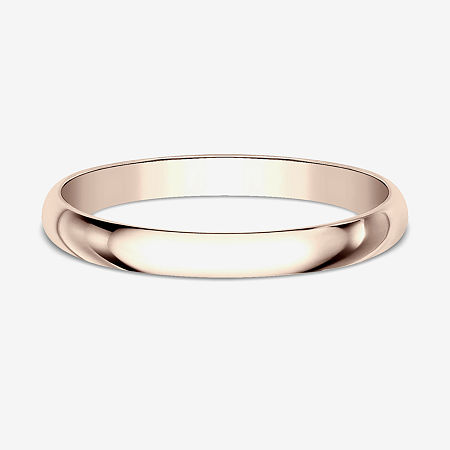 Click here for Womens 2MM 10K White Gold Wedding Band  12  Rose prices
