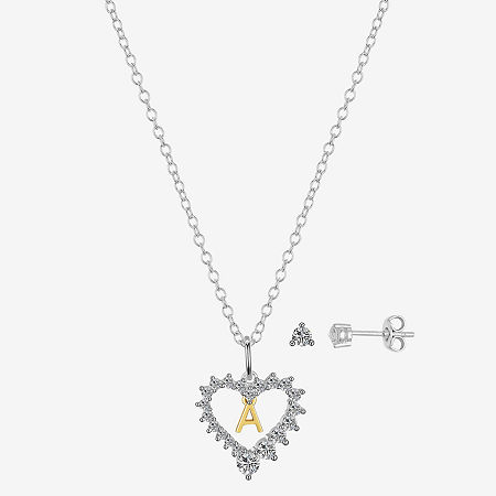 Click here for Sparkle Allure Pendant Necklace & Stud Earring Wom... prices